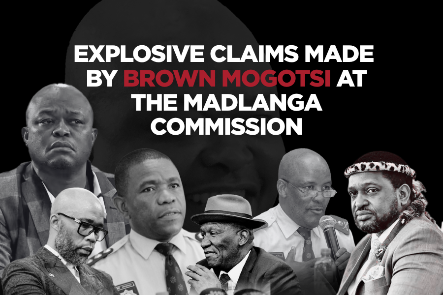 Explosive claims made by Brown Mogotsi at the Madlanga Commission ...